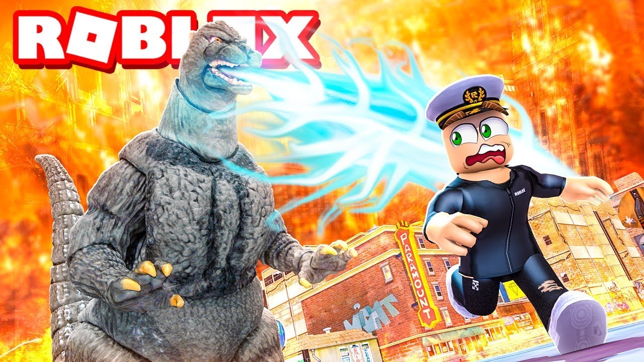HEISEI GODZILLA DESTROYS THE CITY IN ROBLOX - YouTube