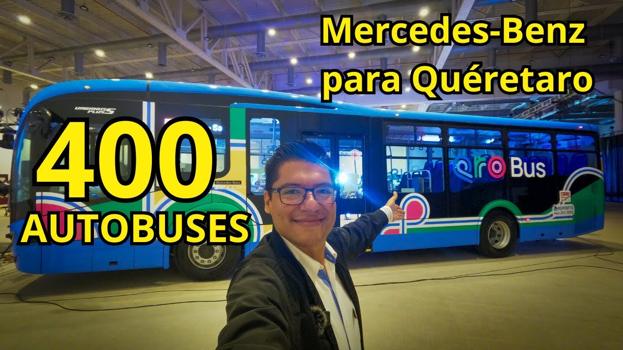 Así son los NUEVOS AUTOBUSES para QROBUS - YouTube