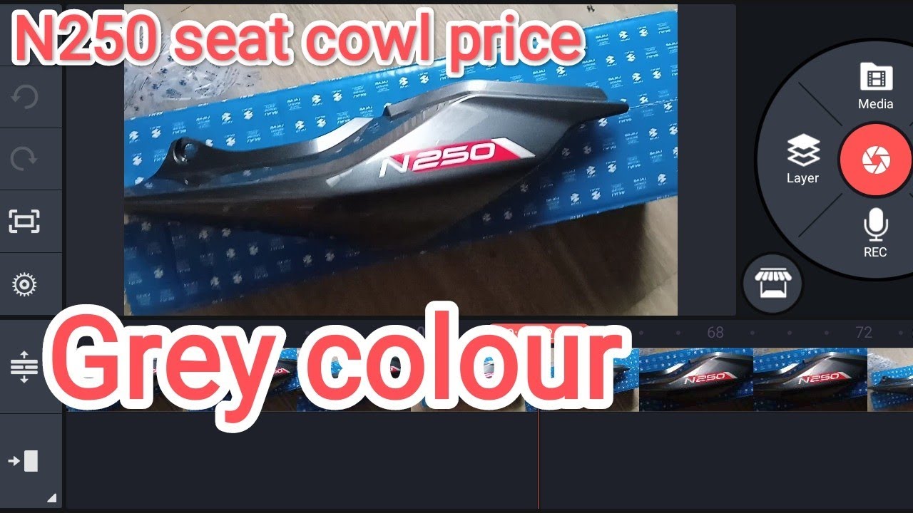 N250 seat cowl price & n250 front fairing price - YouTube