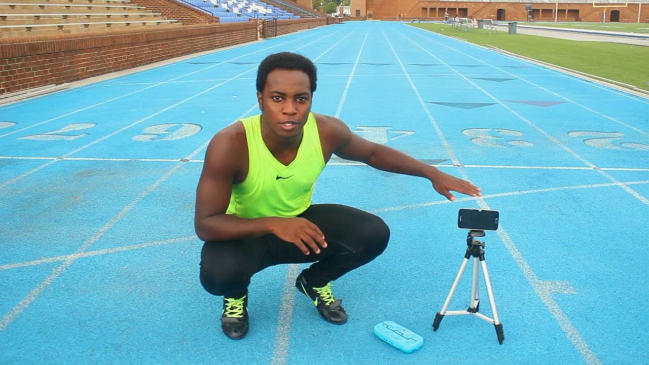 How To Time Your 100m Sprint Alone With Sprint Stopper App - YouTube