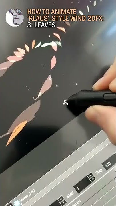 How to Animate Wind 2D FX wind like in Netflix's Klaus #2danimation #tutorial #animation #klaus ...