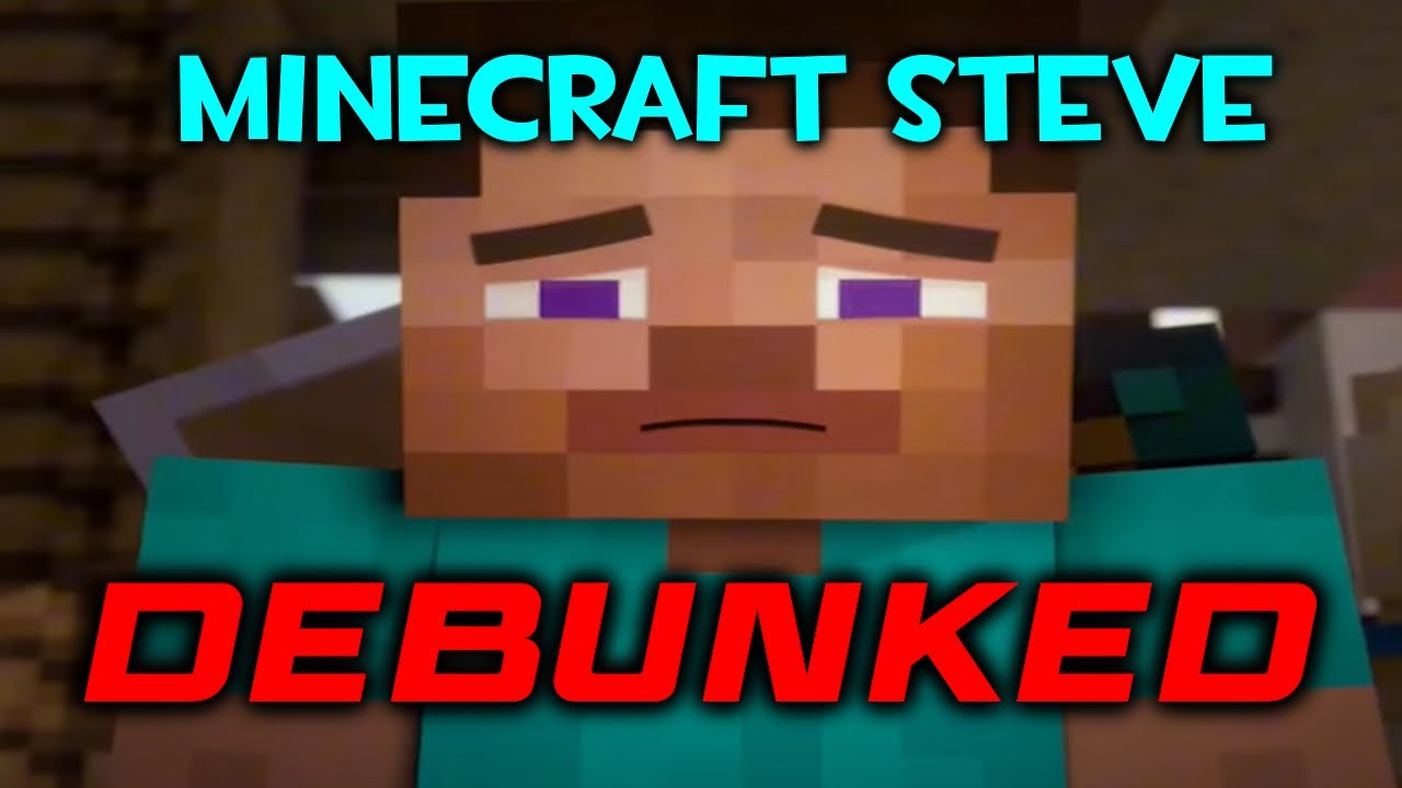Minecraft Steve debunked (Survival, Creative, End poem, etc.) - YouTube