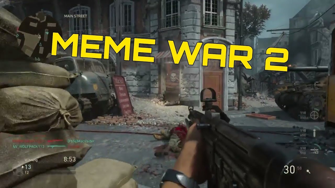 MEME WAR 2 (COD WW2) - YouTube