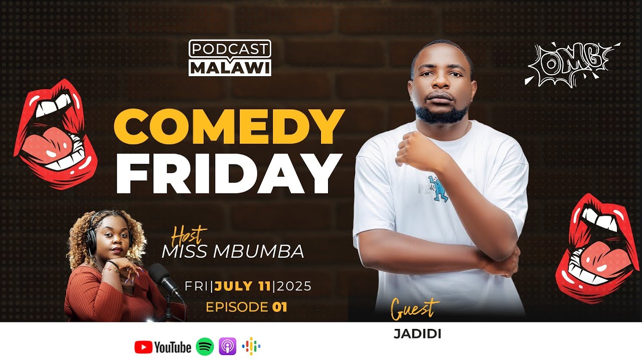 Jadidi Brings the Laughs! | Comedy Fridays at Podcast Malawi Ep1 - YouTube