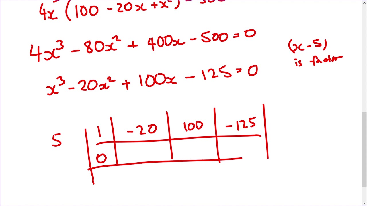 Applications Of Cubic Functions YouTube Applications Of Cubic Functions YouTube