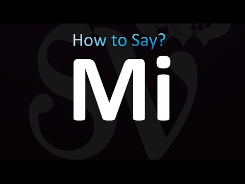 How to Pronounce Mi (correctly!) - YouTube