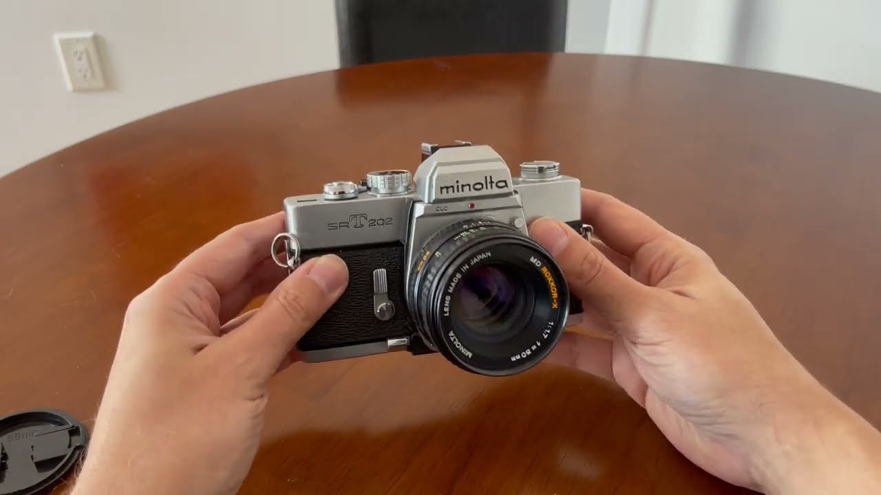 Minolta SRT 202 35mm Film SLR - Demo