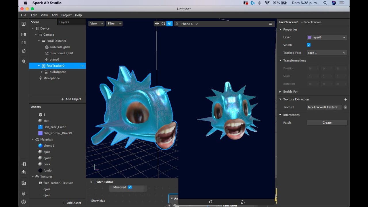 Tutorial Spark ar studio Pose Morph y extracción de rostro - Cinema 4D - YouTube