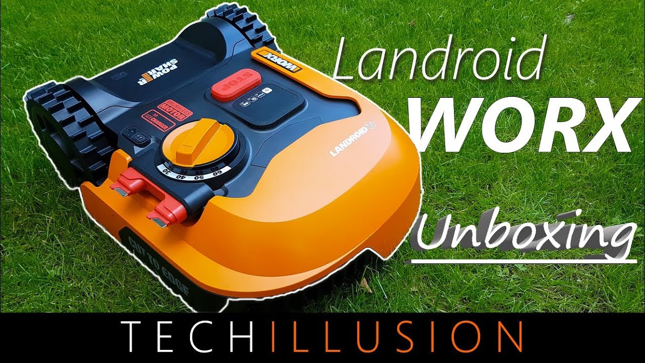 🛠WORX LANDROID MÄHROBOTER M - Was ist in der Box? - Unboxing - YouTube