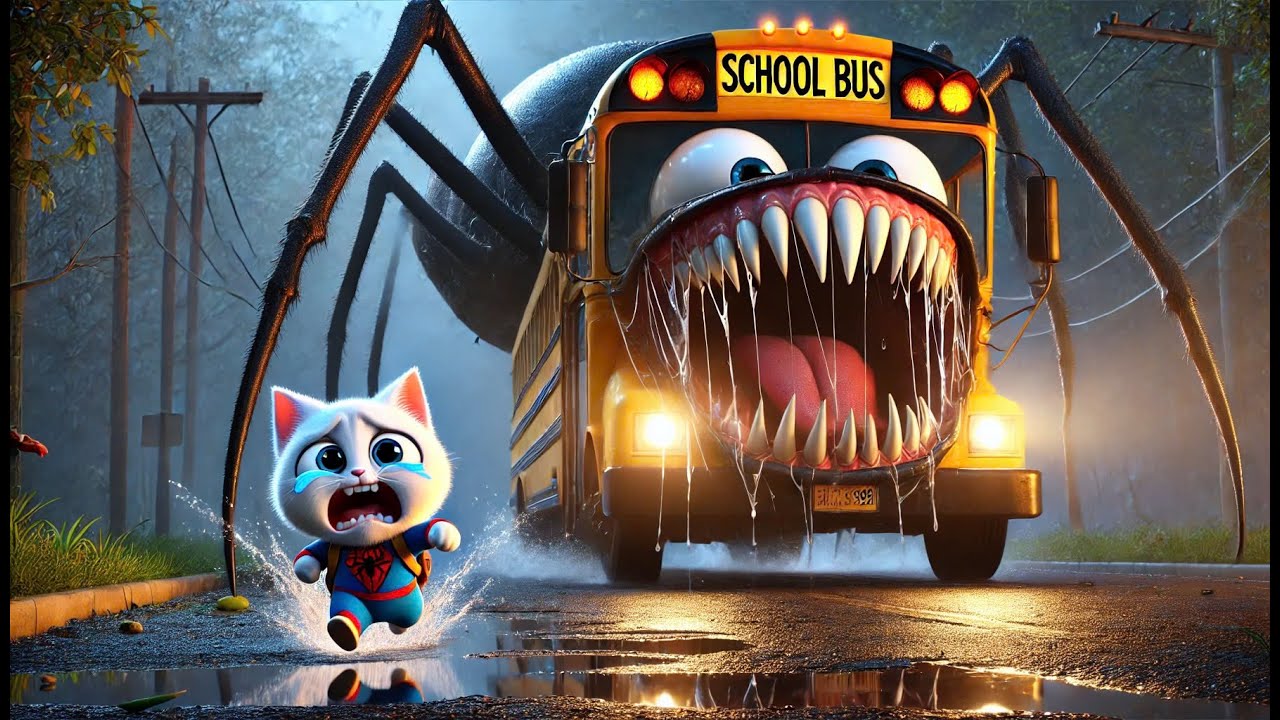 Spider-Man Cat:(2024) #39|Spider-Man Cat vs SCHOOL BUS HEAD EATER - THE ...
