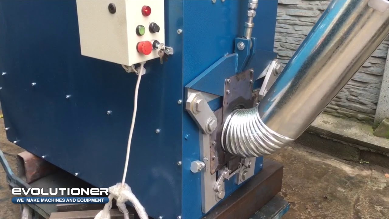 Elbow making machine EEM-200 plus. 150 mm pipe bending process - YouTube