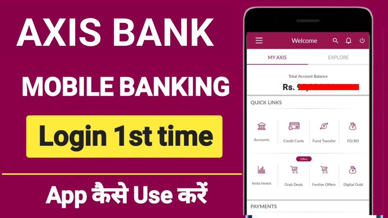 Axis Bank Mobile Banking Axis Mobile App Me Login Kaise Kare YouTube axis-bank-mobile-banking-axis-mobile-app-me-login-kaise-kare-youtube