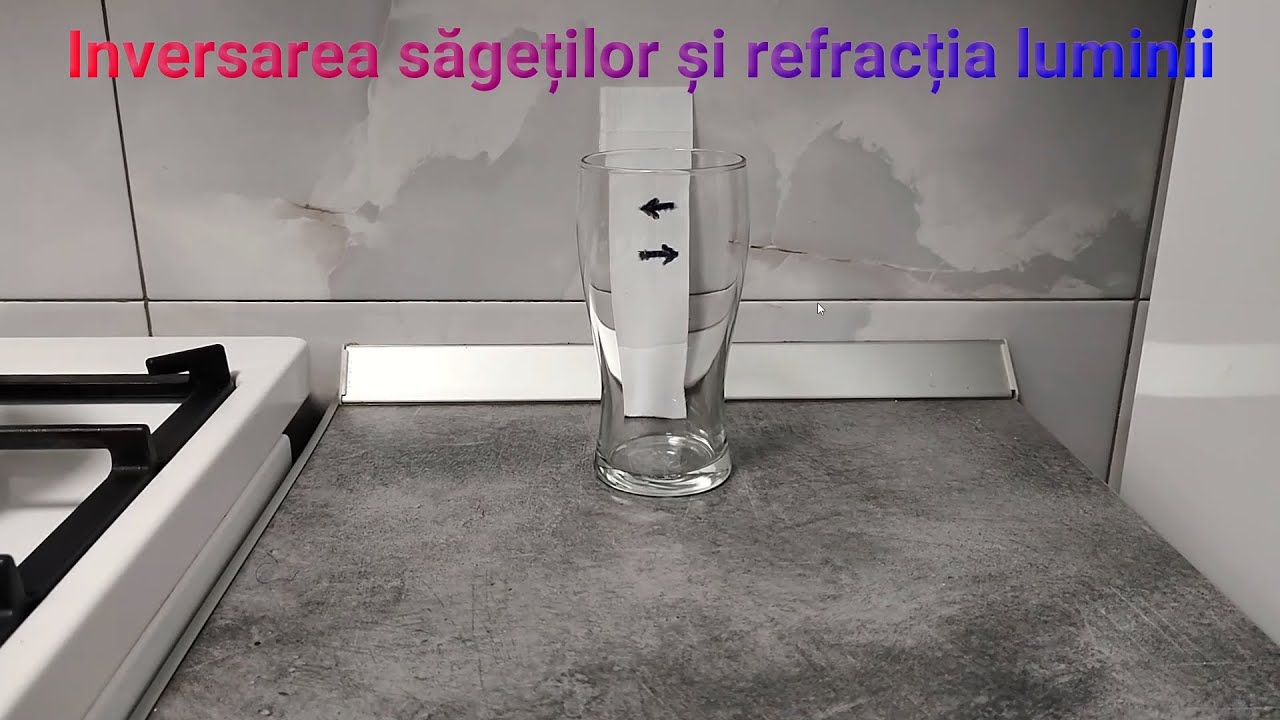 Refracția luminii și inversarea săgeților - YouTube