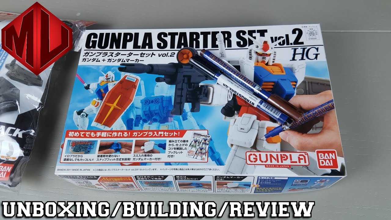 GUNDAM RX-78-2 HG 1/144 (Gunpla Starter Set Vol.2) | Unboxing/Building ...