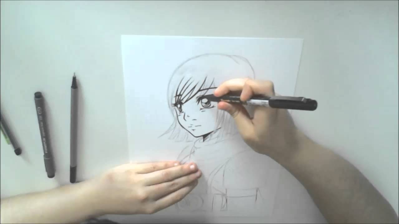 Speed drawing (testing my new webcam) - YouTube