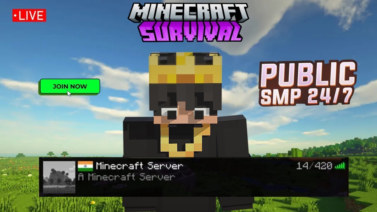 🔴DAY - 1| Mine-Legend MC Public Minecraft Live🔴 24/7 server | # ...