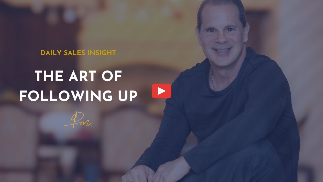 The Art of Following Up - YouTube