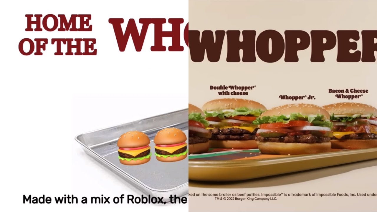 Comparing my BK ad and real version - YouTube