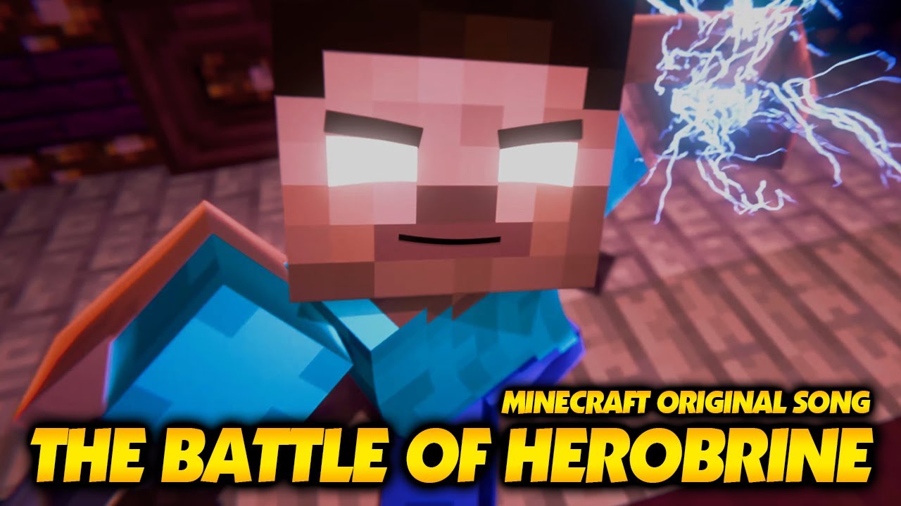 THE BATTLE OF HEROBRINE - Herobrine vs Steve Animation (Minecraft ...
