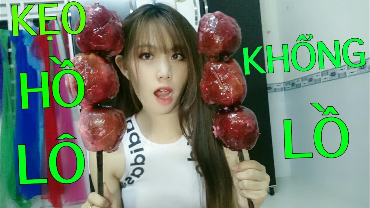 Thử Thách Đại Chiến Kẹo Hồ Lô Khổng Lồ 5kg và cái kết - Na Vlog eat ...
