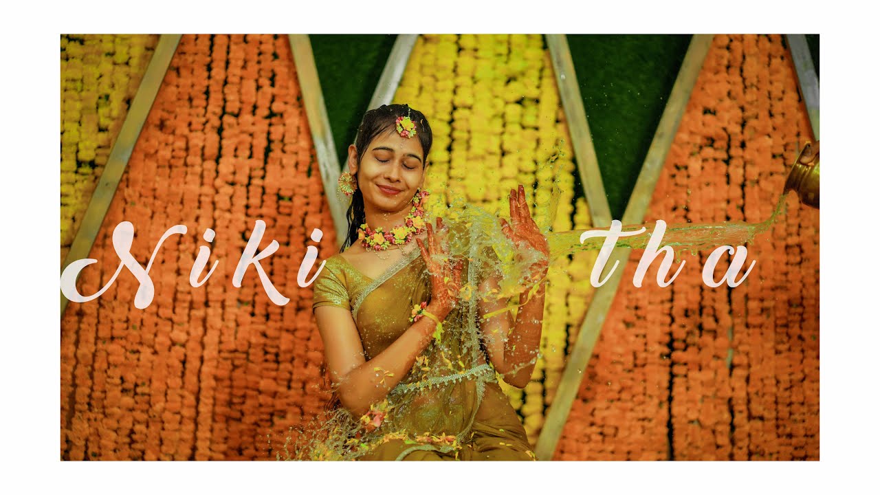 best Haldhi highlights [Nikitha] - YouTube