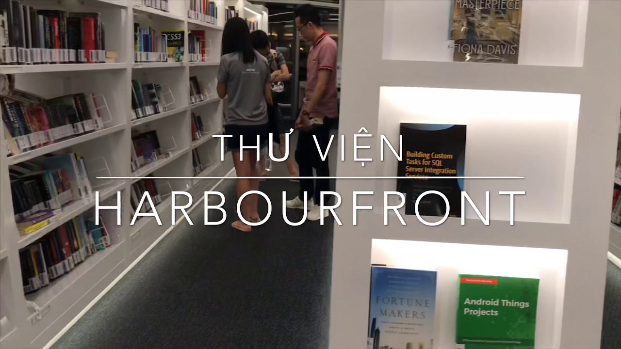 Thư viện ở S’pore - Harbourfront Library 📚 - YouTube