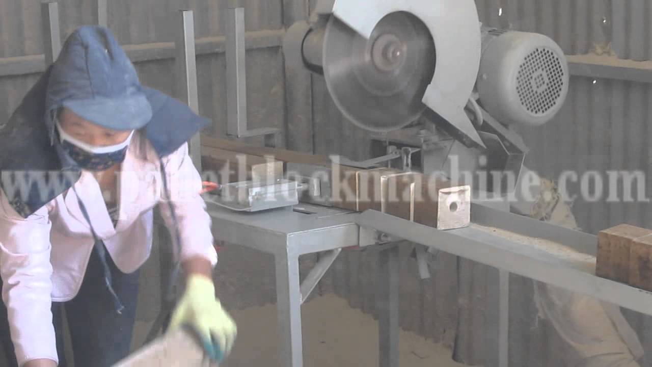 Automatic Wood Block Cutting Machine - YouTube