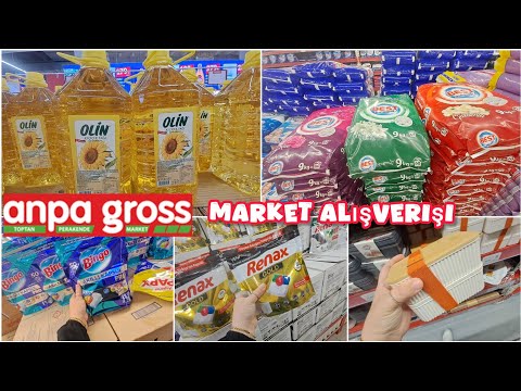 Anpa gross market indirimleri ‼️ market alışverişi | market turu | aylık alışveriş