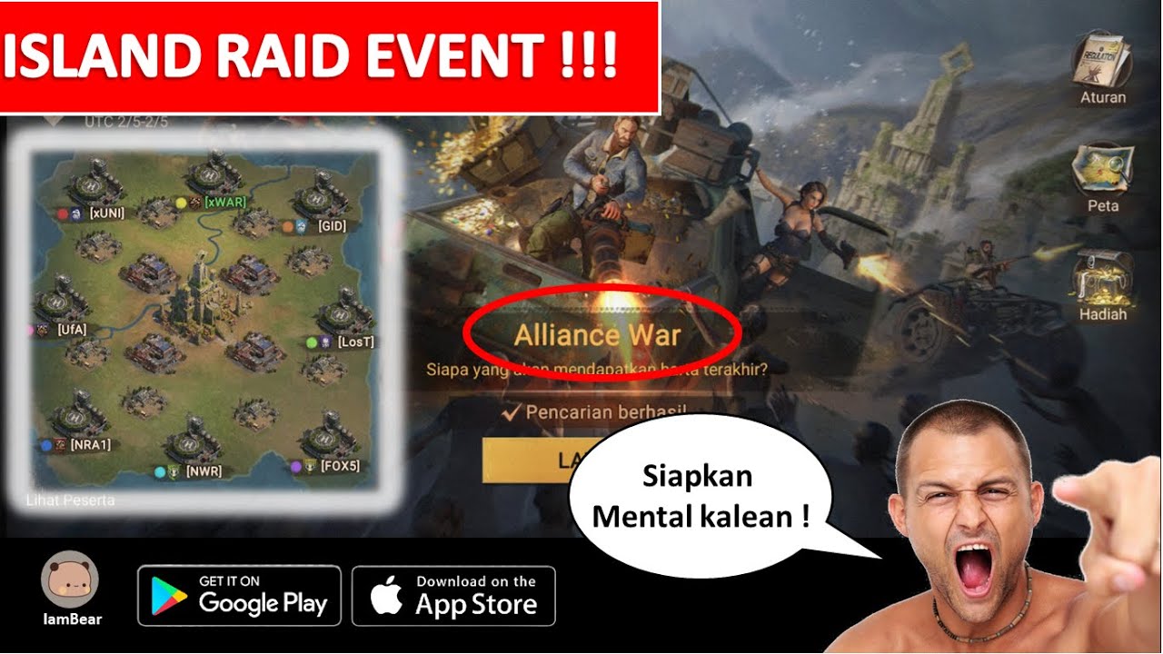 ISLAND RAID EVENT - War Alliance Mirip KVK di RoK I Doomsday : Last ...