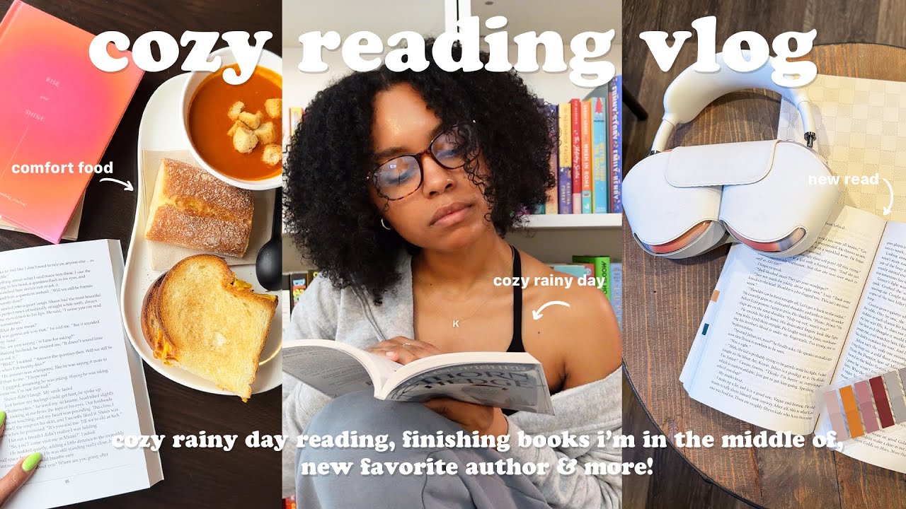 Cozy Reading Vlog 📚 Staying In, Finishing a Book, and Romanticizing My ...