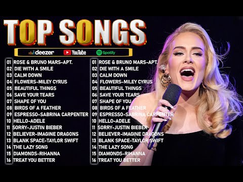 Top 20 Pop Songs 2025 ♫ Bruno Mars, Lady Gaga, Dua Lipa, Adele, Ed Sheeran, The Weeknd #18