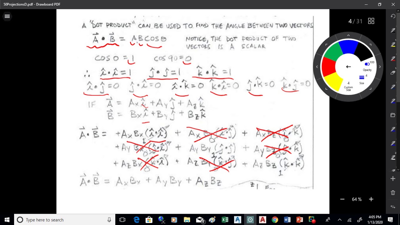 Statics 200113 3D Projections - YouTube