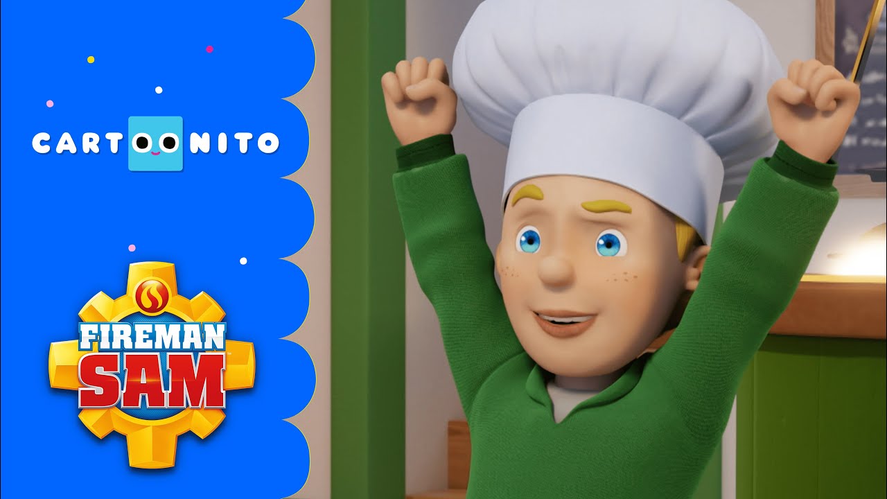 James Tries to Make a Jupiter Cake | Fireman Sam | Cartoonito UK - YouTube
