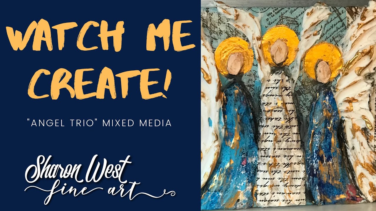 Watch me create my Angel Trio! - YouTube