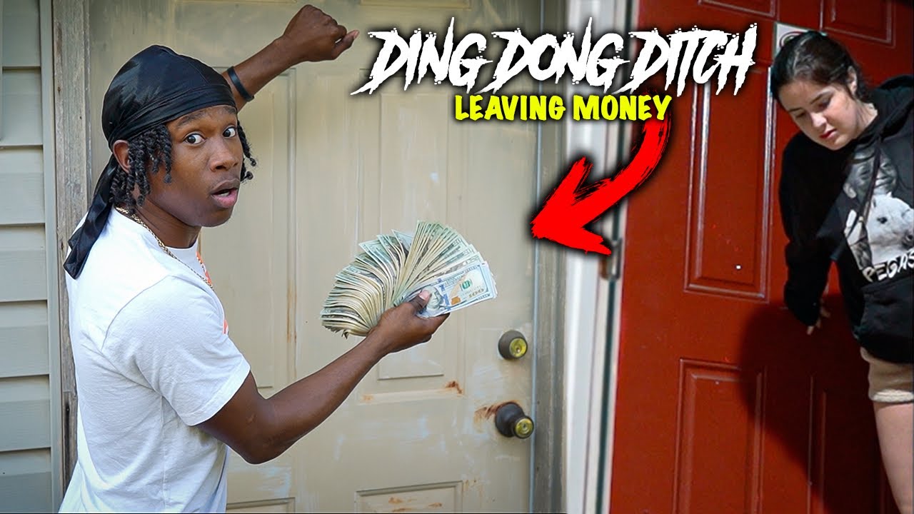 I Ding Dong Ditched But Left Cash Money! - YouTube