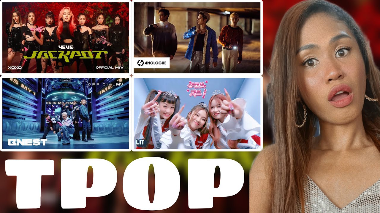 FIRST TIME REACTING TO TPOP (4EVE/TRINITY/PERSES/PiXXiE ) - YouTube