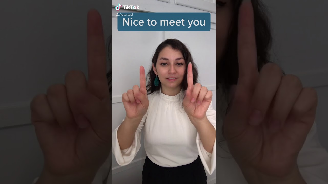 Greetings in American Sign Language (ASL) - YouTube
