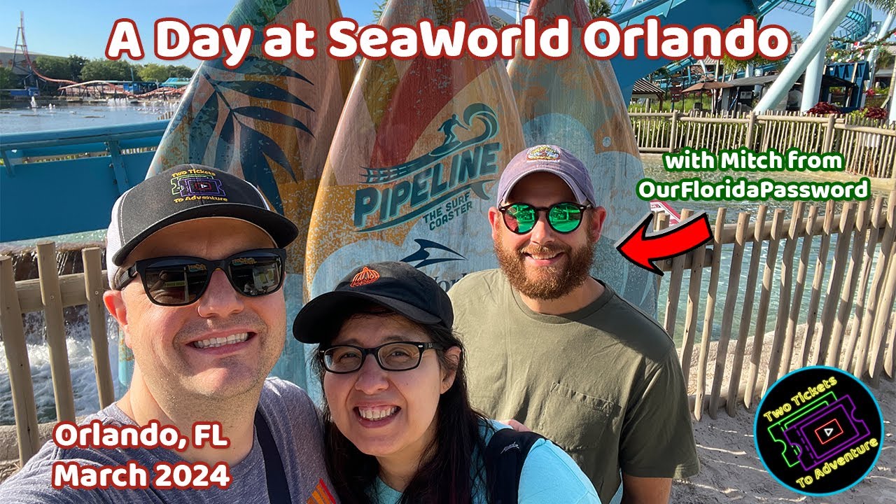 A Day at SeaWorld Orlando | Orlando, FL | March 2024 - YouTube
