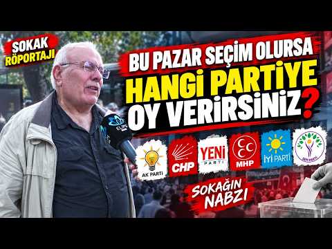 Bu pazar seçim olsa hangi partiye oy verirsiniz? ŞOK sonuçlar