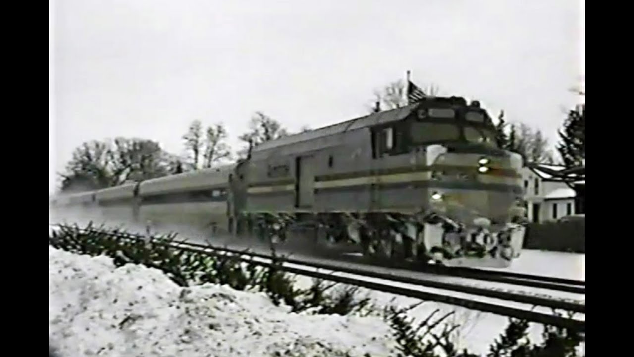 Trains of Michigan - February 20 2000 - YouTube