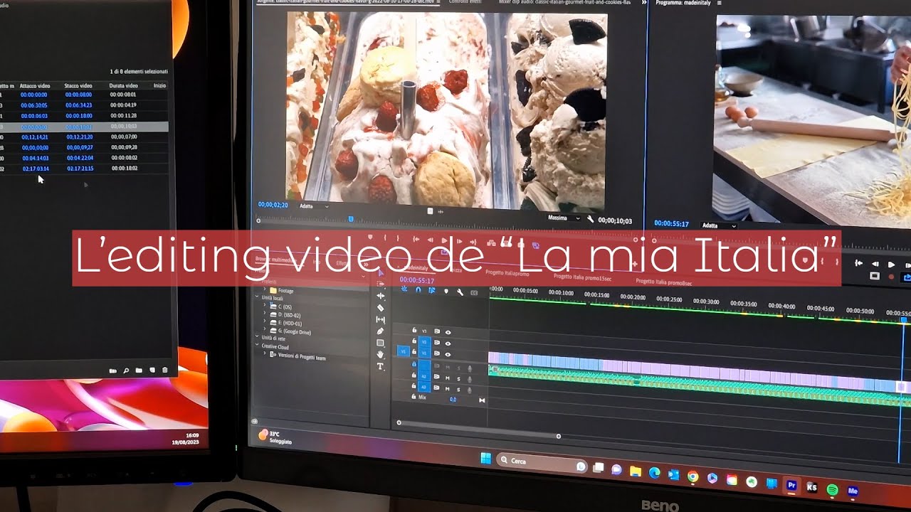 Il "backstage" dell'editing de "La mia Italia" - YouTube