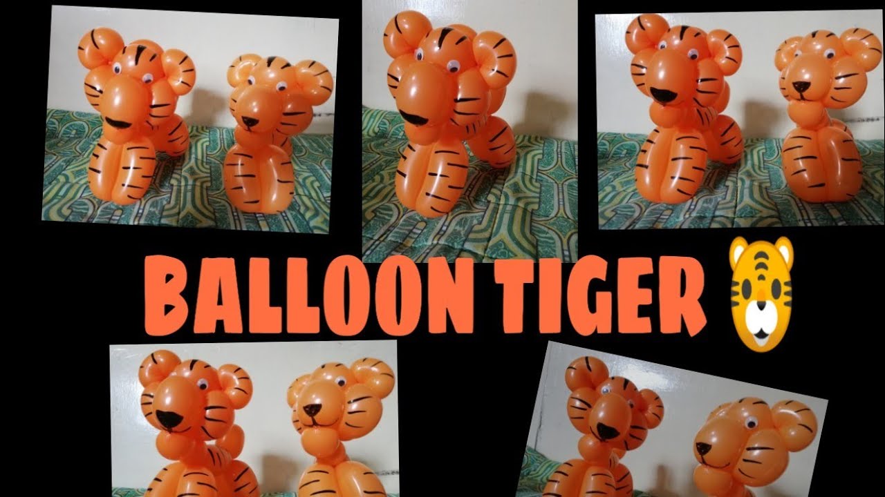 How to make 260Q Balloon Tiger - YouTube
