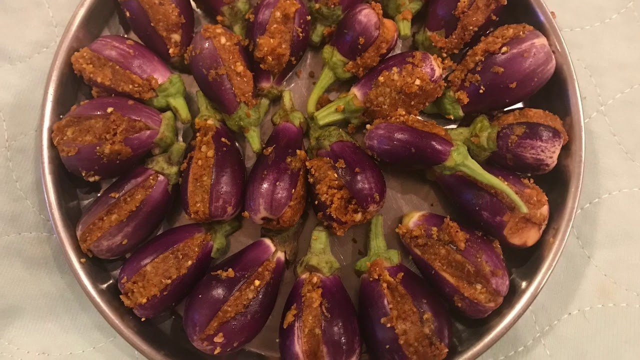 Bharela Ringan Recipe# Eggplant Recipe# Bharva Baingun Recipe # Green ...