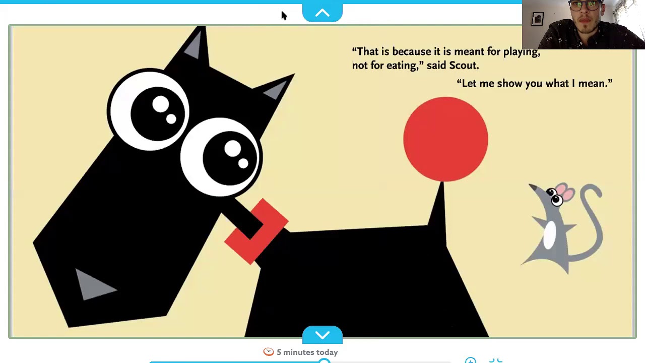 Mr. Pask reading Scout - YouTube