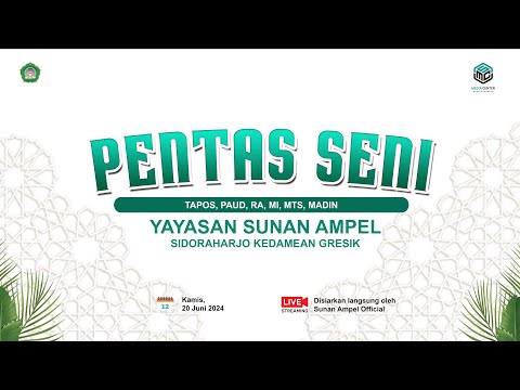 🔴LIVE | PENTAS SENI SISWA-SISWI PAUD,RA,MI,MTs SUNAN AMPEL SIDORAHARJO KEDAMEAN GRESIK