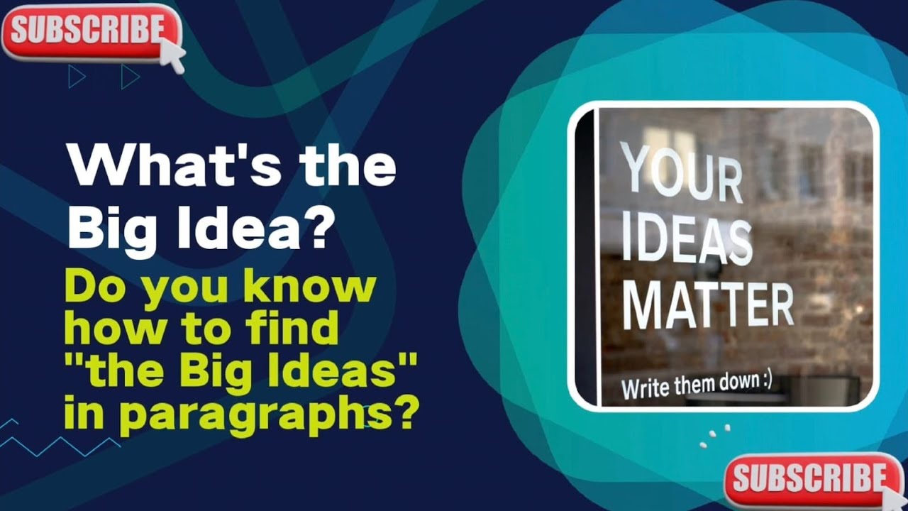 How to Find Topics, Topic Sentences, and Main Ideas in Paragraphs 2023 ...