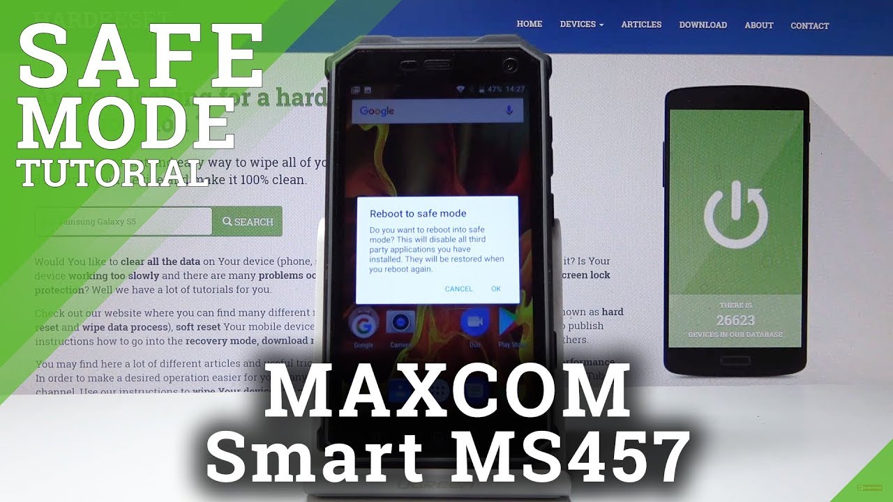 How to Activate Safe Mode in MAXCOM Smart MS457 Strong - Enable Safe ...
