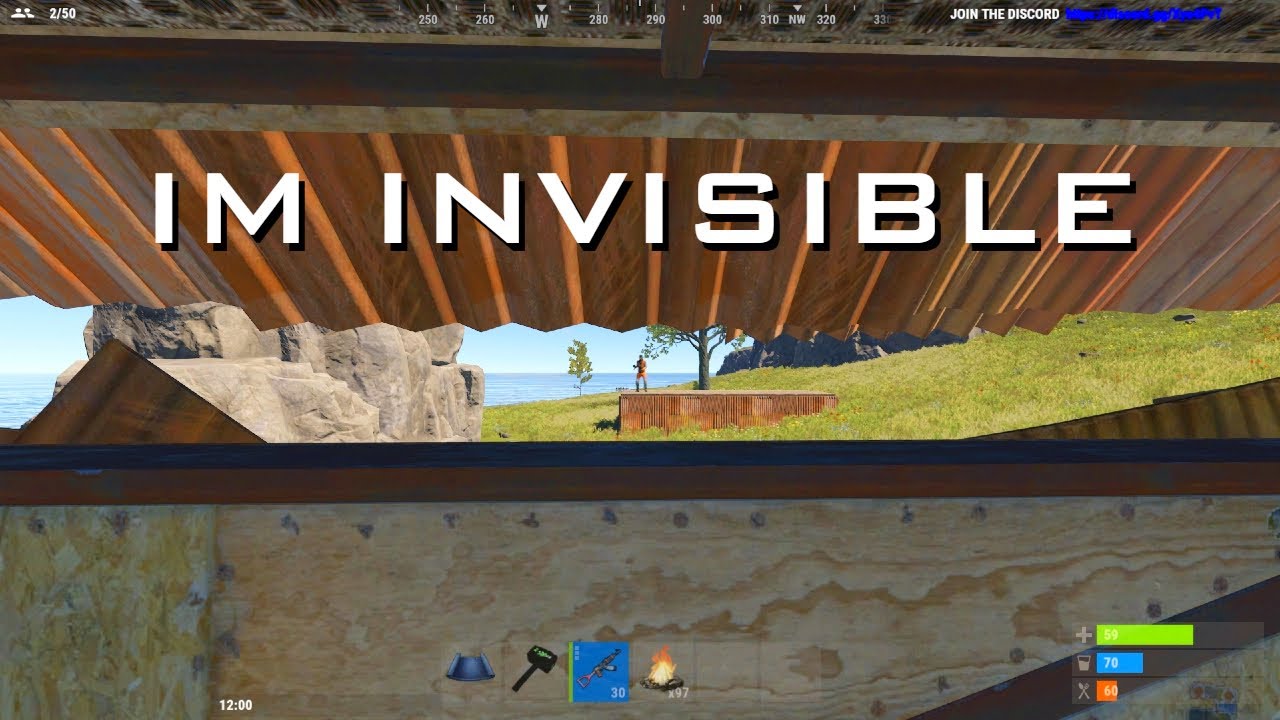 How to be invisible when you peek in rust. - YouTube