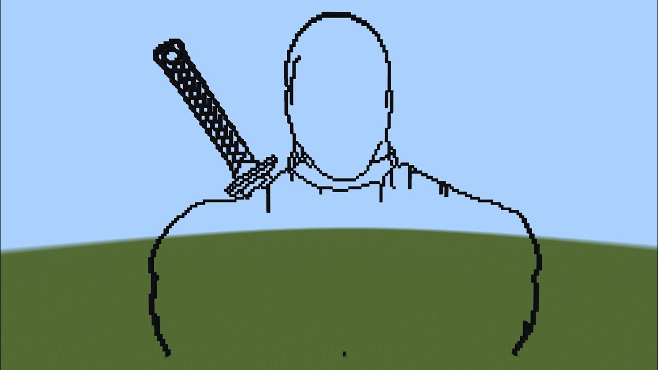 Minecraft Pixel Art - Deadpool Part 3 - YouTube