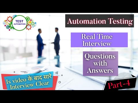 100+ Automation Testing Interview Real-time Questions with Answers🔥 ...